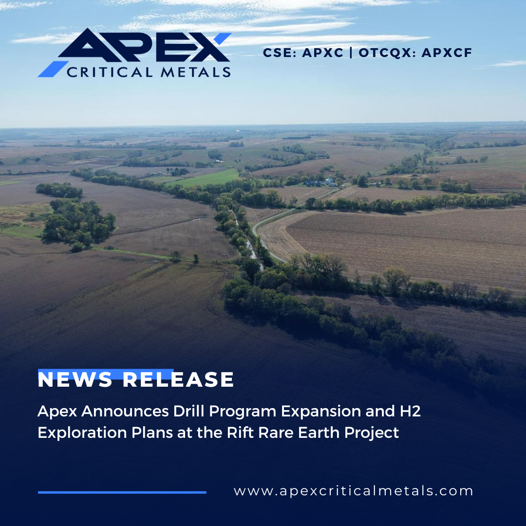 Apex Announces Drill Program Expansion and H2 Exploration Plans at the ...